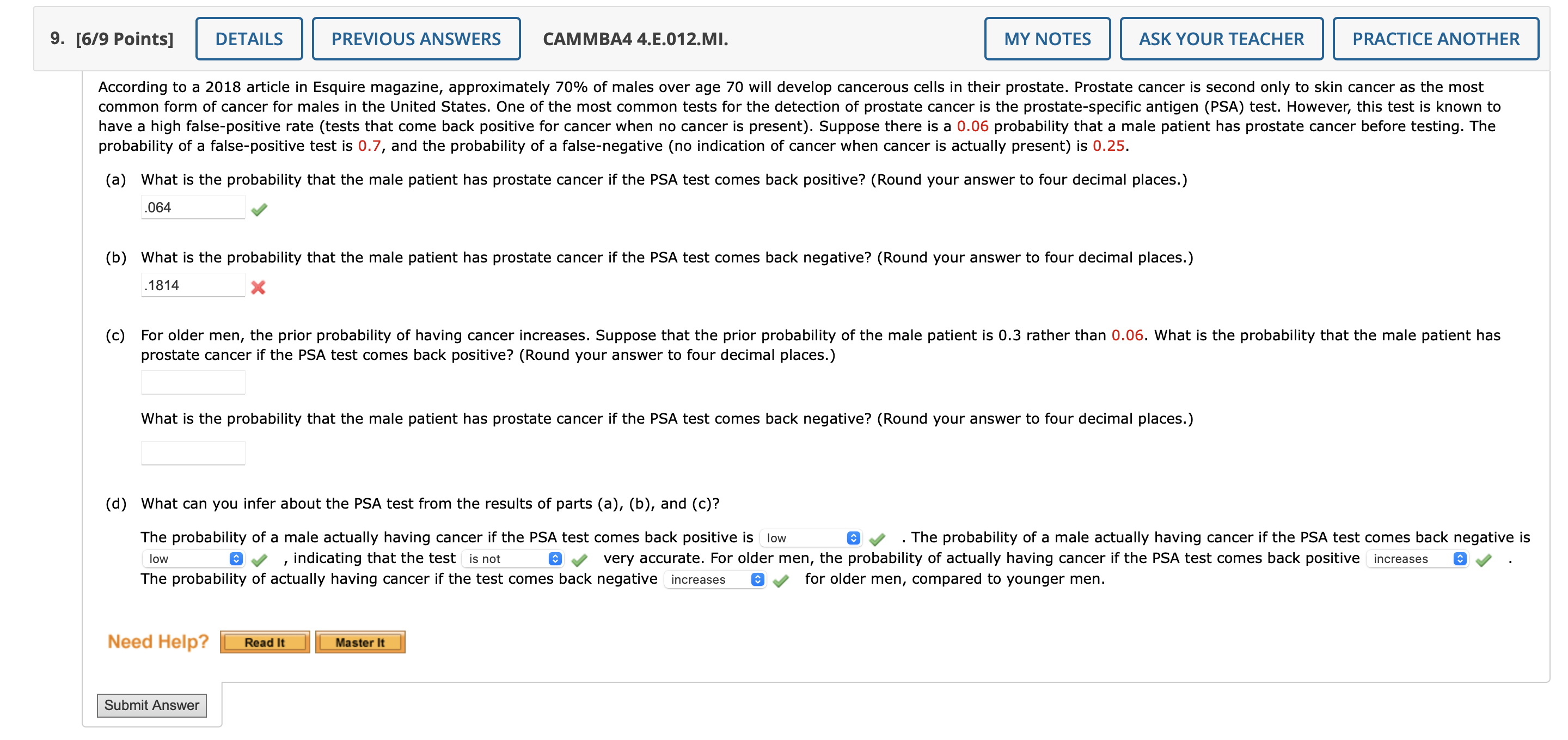 Solved probability of a false-positive test is 0.7 , and the | Chegg.com