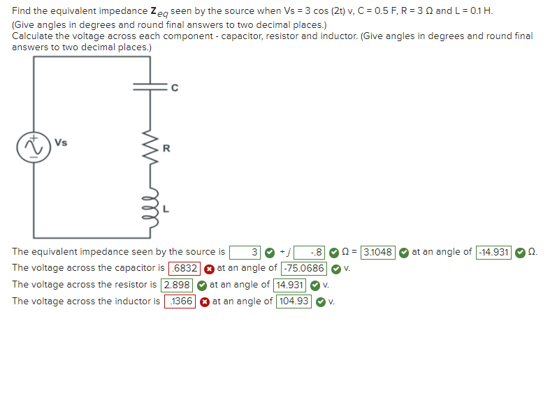Solved Find the equivalent impedance Zeq seen by the source | Chegg.com