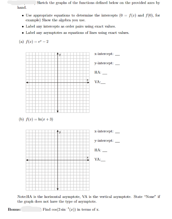 Solved Sketch the graphs of the functions defined below on | Chegg.com