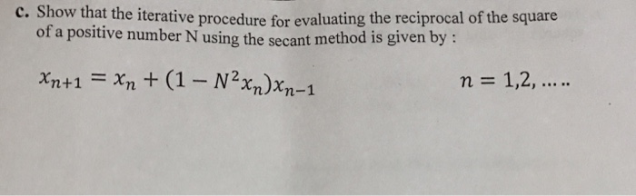 Solved a. Write Newton's method in simplified form for | Chegg.com