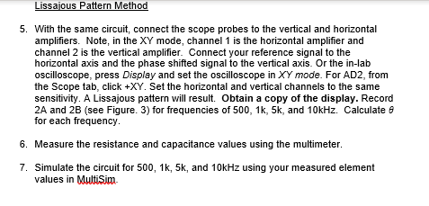 Procedure Triggered-sweep method 1. Set up the | Chegg.com
