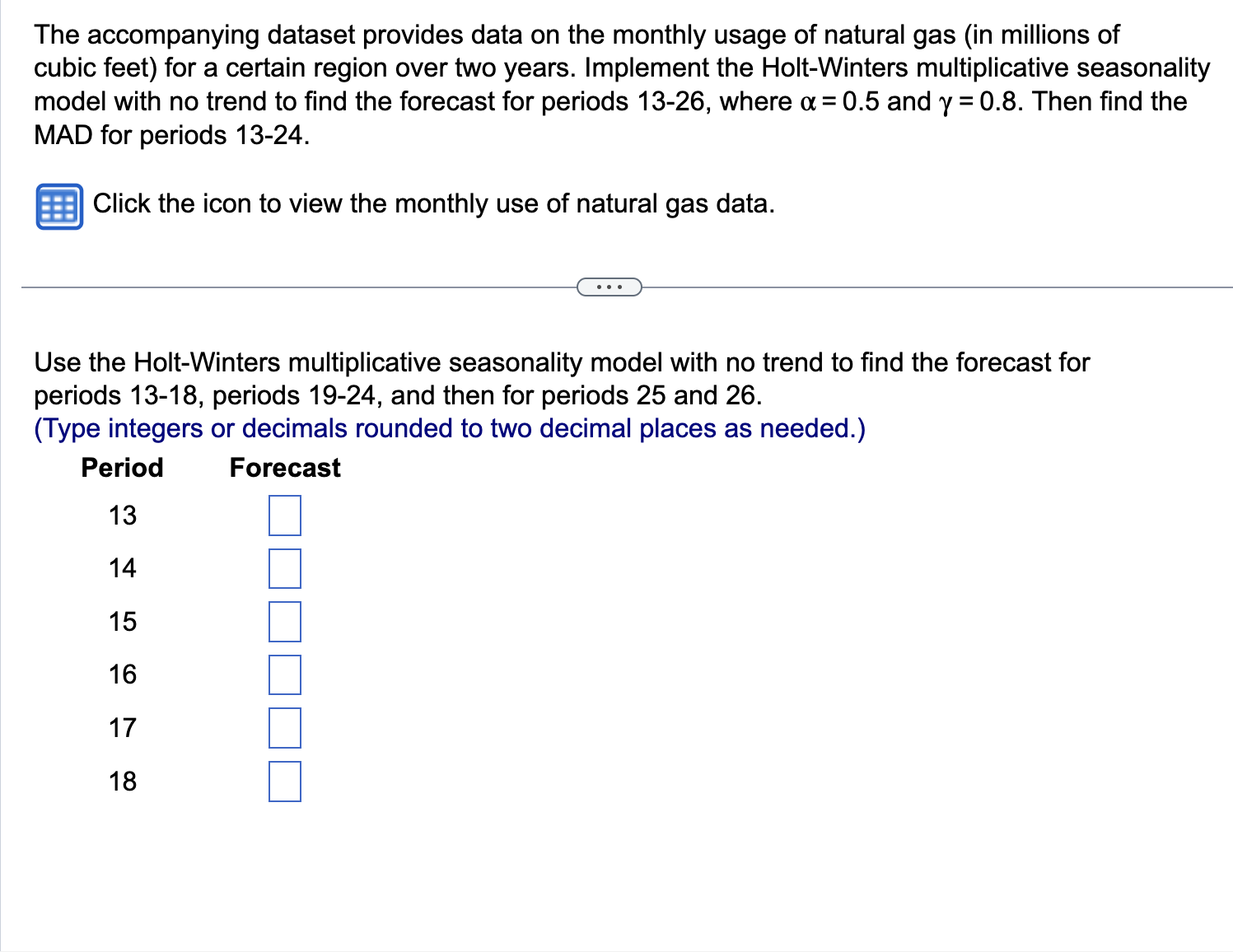 Solved The accompanying dataset provides data on the monthly | Chegg.com