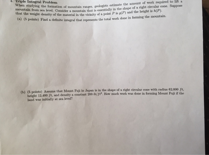 Solved When studying the formation of mountain ranges, | Chegg.com