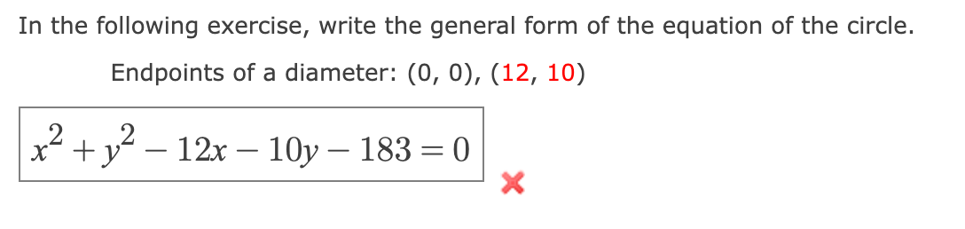Solved In the following exercise, write the general form of | Chegg.com