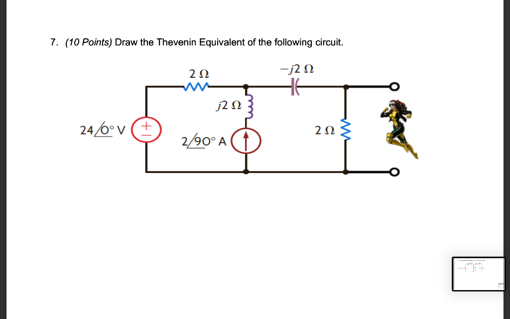 Solved 7. (10 Points) Draw the Thevenin Equivalent of the | Chegg.com Solved 7. (10 Points) Draw the Thevenin Equivalent of the | Chegg.com