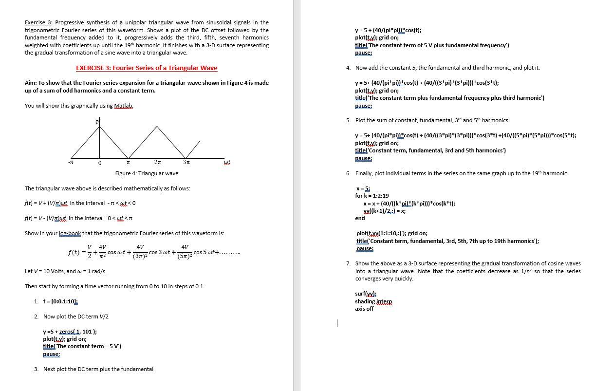 Solved Exercise 3: Progressive synthesis of a unipolar | Chegg.com