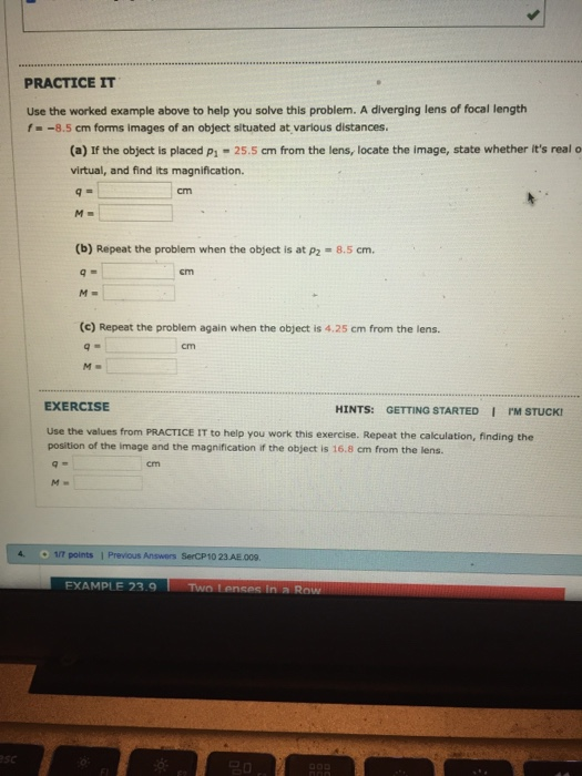 Solved PRACTICE IT Use the worked example above to help you | Chegg.com