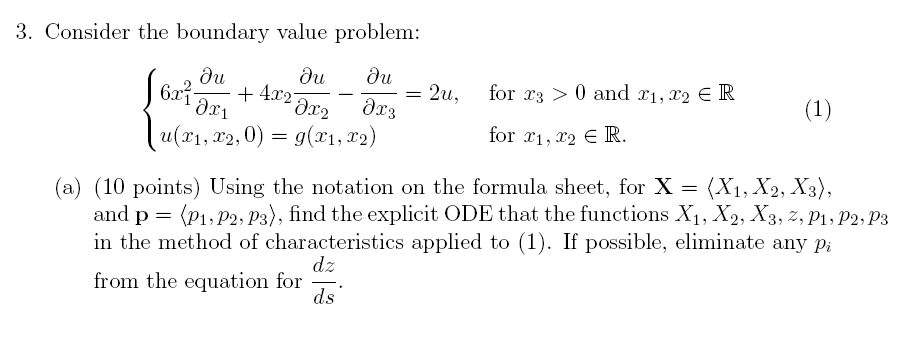3. Consider the boundary value problem: | Chegg.com