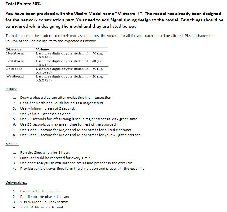 Total Points: 50% You have been provided with the | Chegg.com
