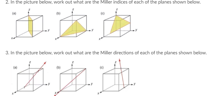 Solved 3. In the picture below, work out what are the Miller | Chegg.com