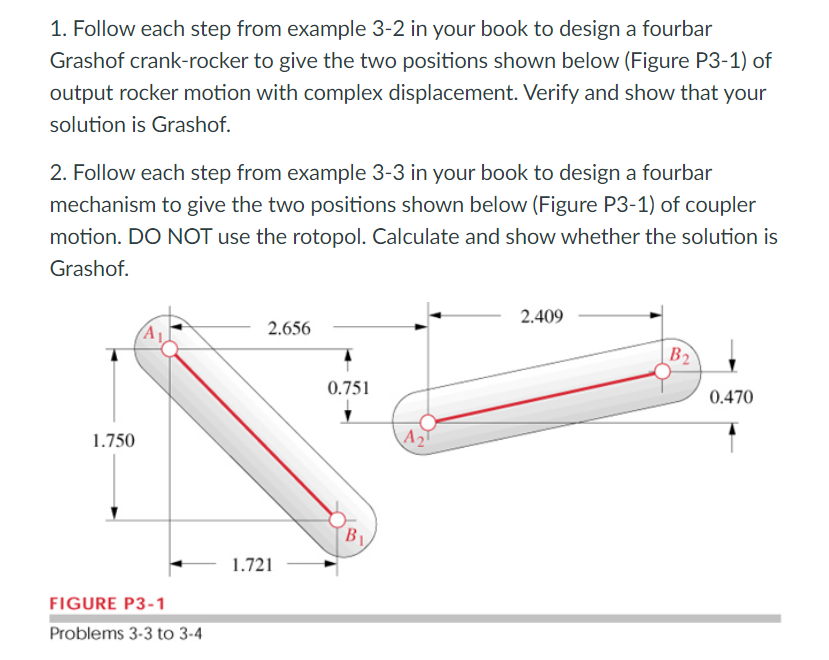 Solved 1. Follow each step from example 3-2 in your book to | Chegg.com