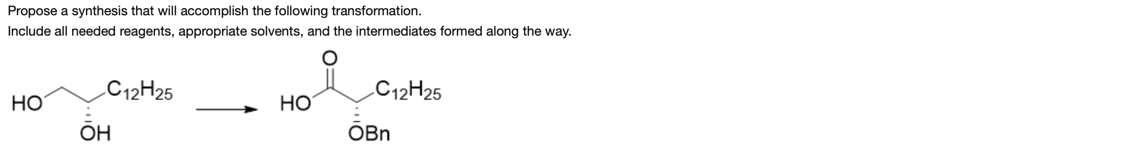 Solved Propose a synthesis that will accomplish the | Chegg.com