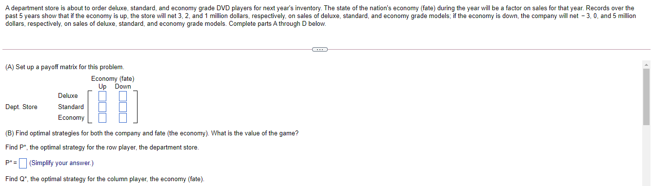 Solved dollars, respectively, on sales of deluxe, standard, | Chegg.com