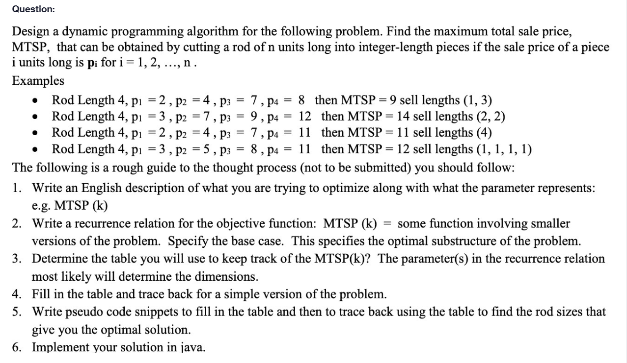 Solved Question: . = = 7,24 9 ,p4 . = . = = . = = Design a | Chegg.com