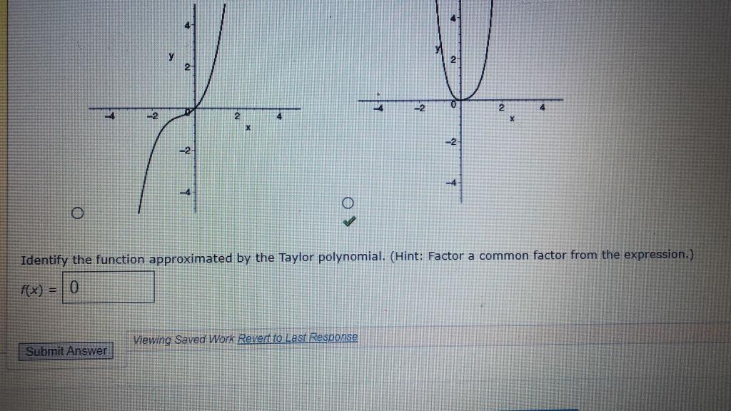 Solved Match the polynomial with its graph. ور امر y = 2 + | Chegg.com