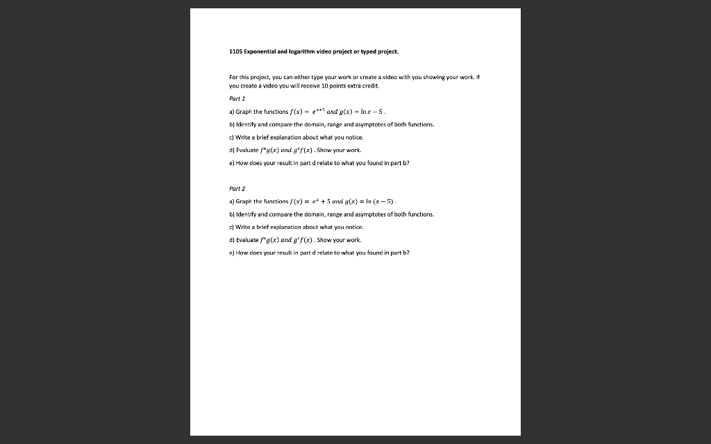 For this praject, you can either type yaur wark or | Chegg.com