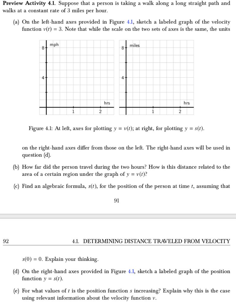 Solved Preview Activity 4.1. Suppose that a person is taking | Chegg.com