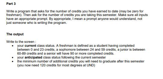 Solved or Objective: Work with basic input commands. Work | Chegg.com