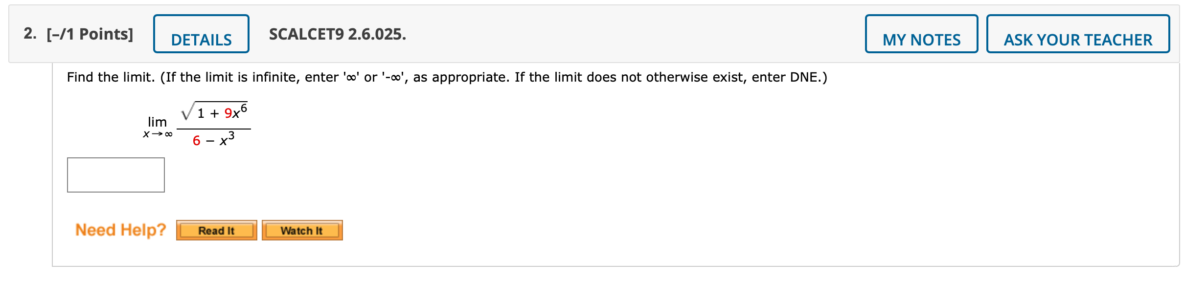 Solved Find The Limit If The Limit Is Infinite Enter ∞