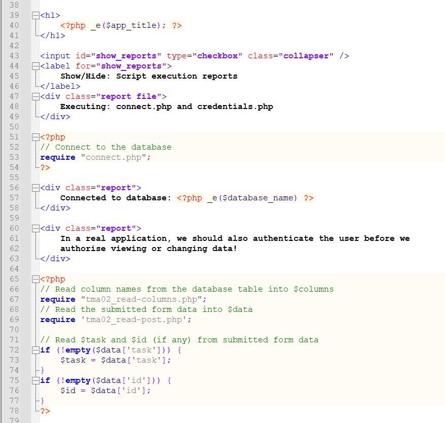 Solved i.Update the page title and heading Modify | Chegg.com