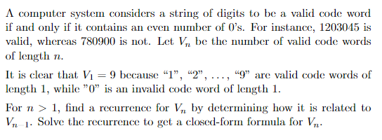 Solved Λ computer system considers a string of digits to be | Chegg.com