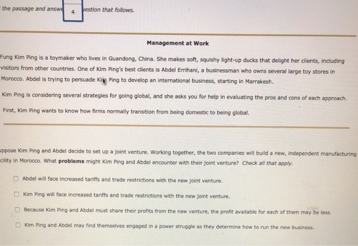 Solved .Types of global organizations dentify the order in | Chegg.com