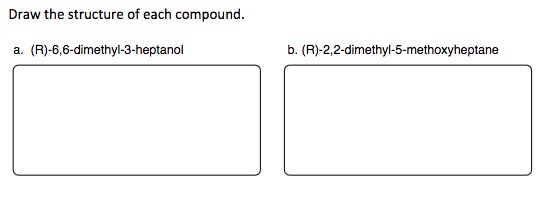 Solved Draw the structure of each compound. a. | Chegg.com