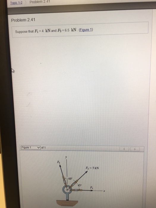 Solved Suppose that F_1=4 kN and F_2=6.5 kN. (Figure 1) | Chegg.com Solved Suppose that F_1=4 kN and F_2=6.5 kN. (Figure 1) | Chegg.com