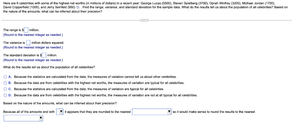 Solved the nature of the amounts, what can be inferred about | Chegg.com