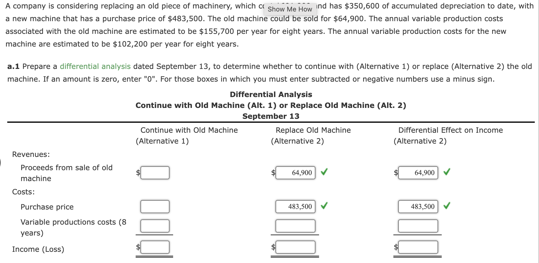 Solved a new machine that has a purchase price of $483,500. | Chegg.com