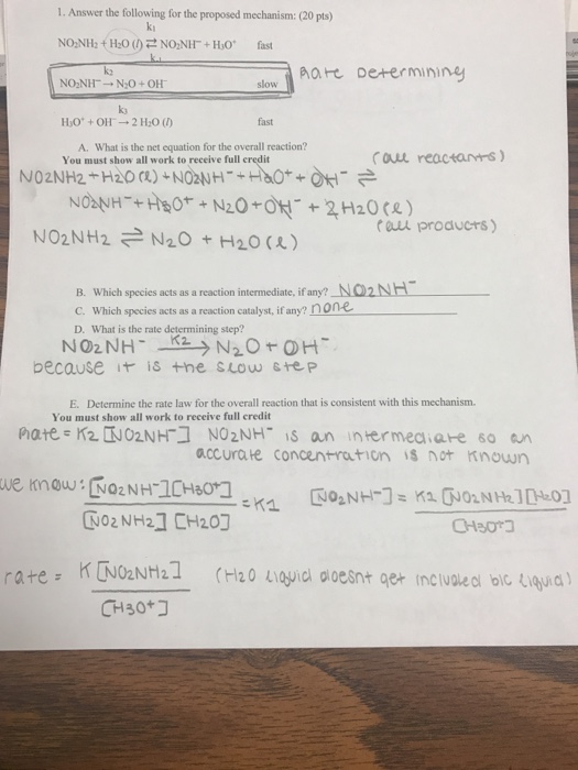 What is the net equation for the overall reaction? | Chegg.com