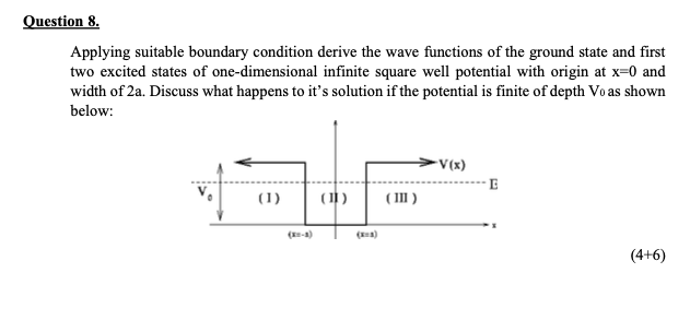 Solved Question 8. Applying suitable boundary condition | Chegg.com