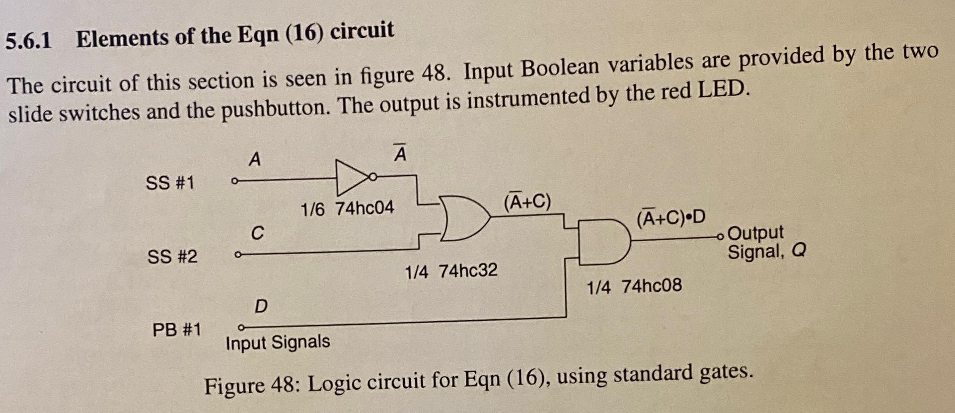 Solved The logic circuit of figure (48) implements logic Eqn | Chegg.com