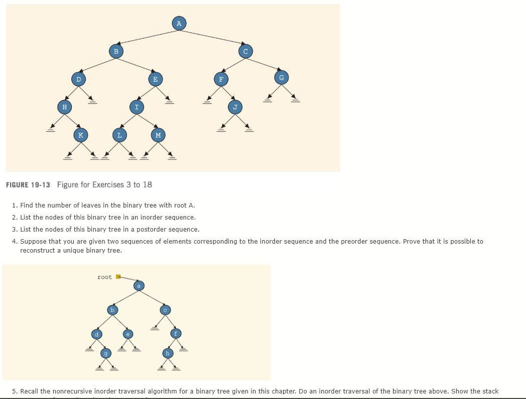 Solved A G E L M. FIGURE 19-13 Figure for Exercises 3 to 18 | Chegg.com