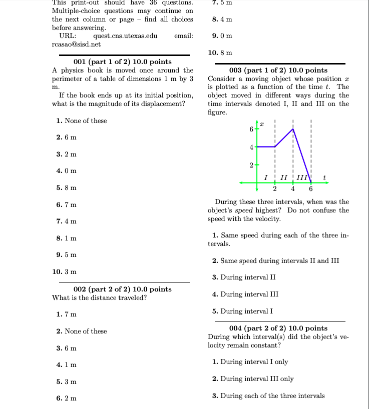 Solved Consider a moving object whose position x is plotted | Chegg.com