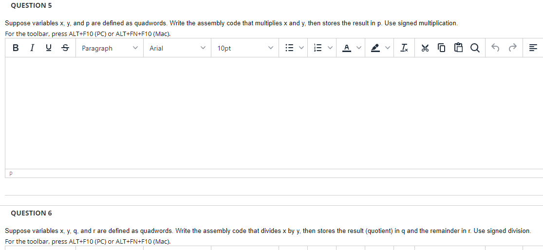 Solved IN ASSEMBLY LANGUAGE NO LIBRARIES, NOT IN C PLEASE | Chegg.com