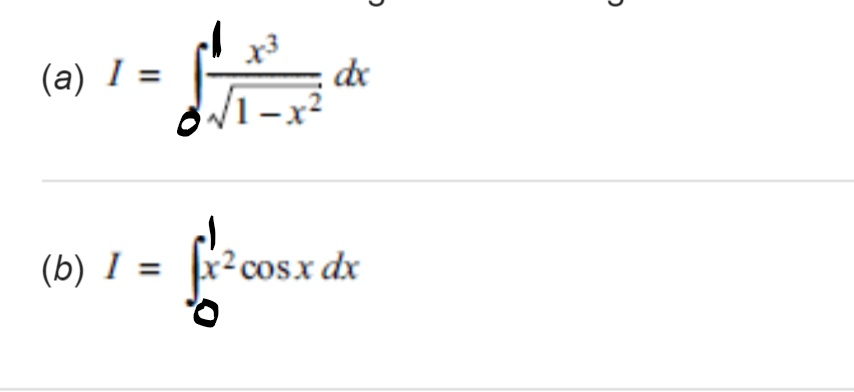 Solved Use MATLAB to answer the following definite | Chegg.com