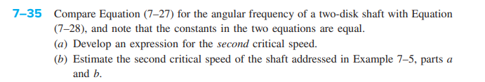 Solved 7-35 ﻿Compare Equation (7-27) ﻿for the angular | Chegg.com
