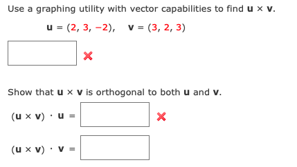 Solved Use a graphing utility with vector capabilities | Chegg.com