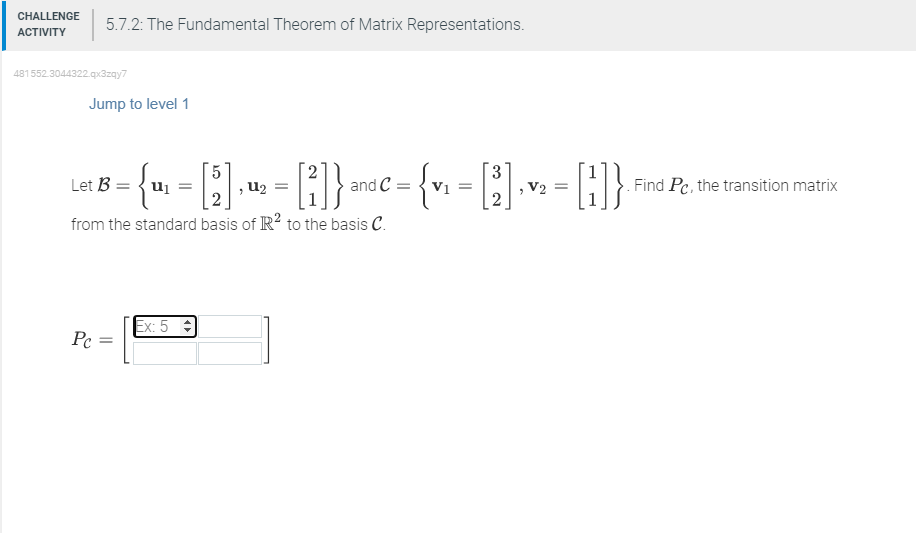 Solved \begin{tabular}{l|l} LENGE & 5.7 .2 : The Fundamental | Chegg.com