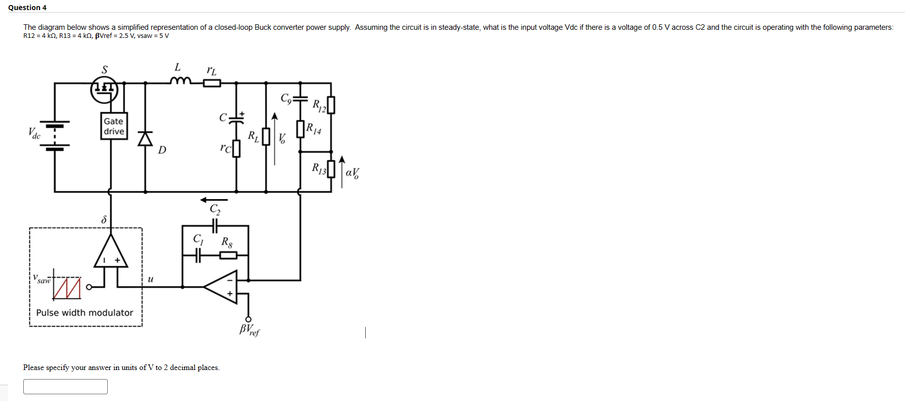 Solved The diagram below shows a simplified representation | Chegg.com