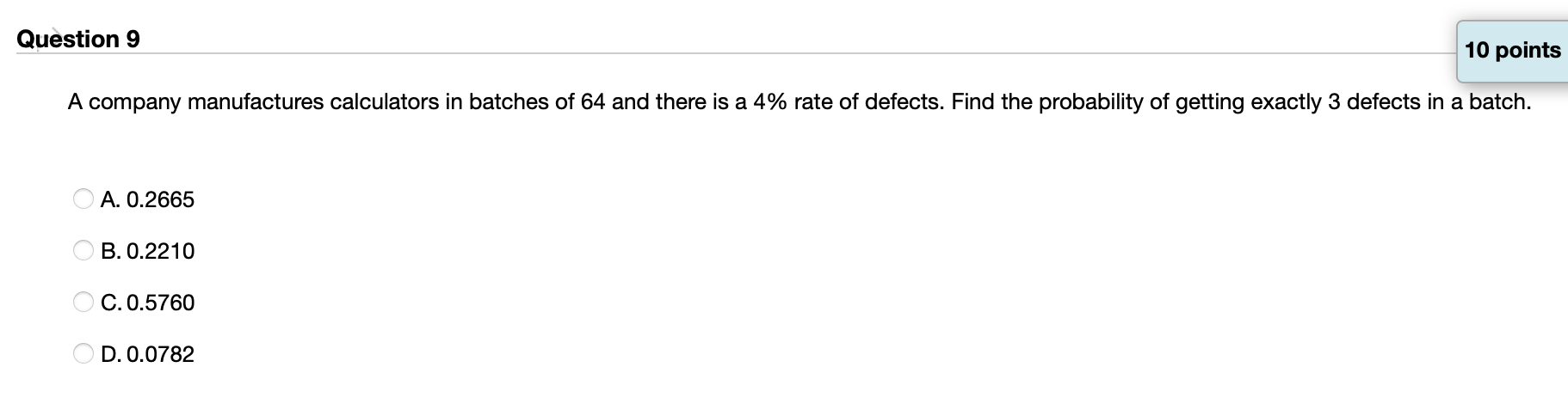 Solved Question 9 10 points A company manufactures | Chegg.com Solved Question 9 10 points A company manufactures | Chegg.com