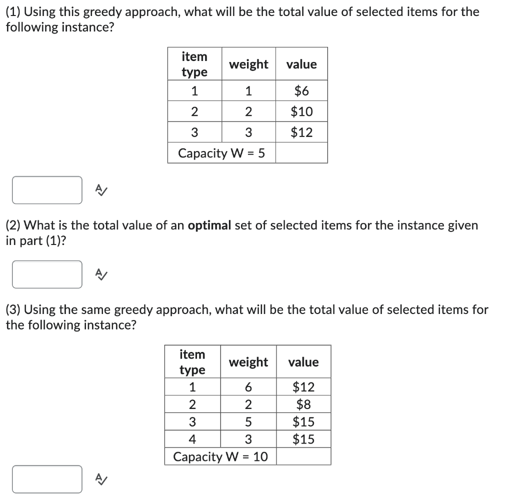 Solved Consider solving the following variant of the | Chegg.com