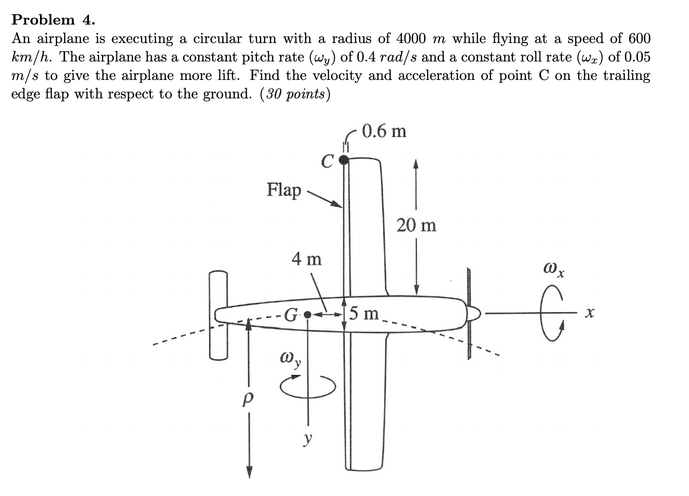 Solved An airplane is executing a circular turn with a | Chegg.com