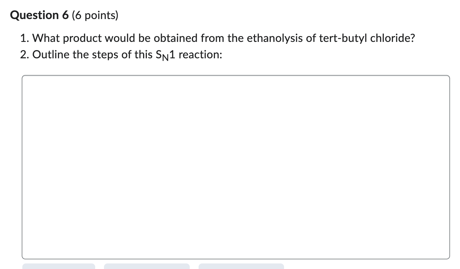 Solved Question 14 (5 points) Which SN1 reaction of each | Chegg.com
