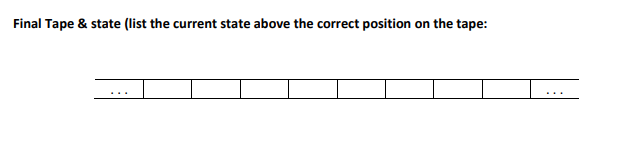 Solved Consider the Turing machine defined by the five-tuple | Chegg.com