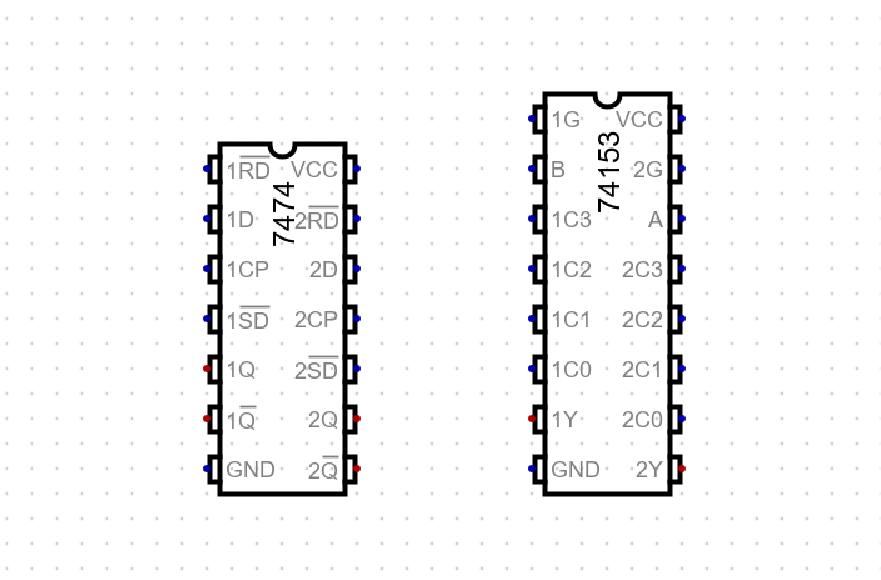 You will need two 7474 D Flip-Flop ICs (4 | Chegg.com