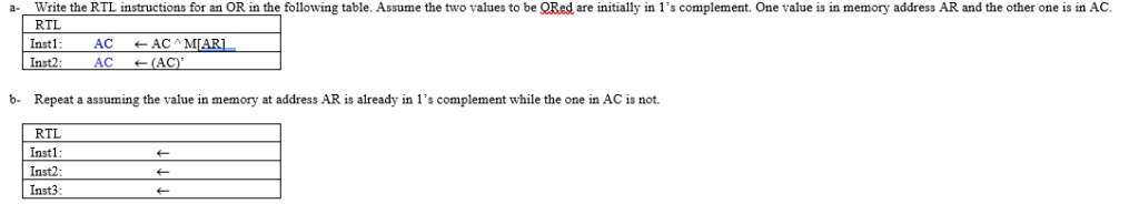Solved The basic computer instructions list in Table.5.2 | Chegg.com