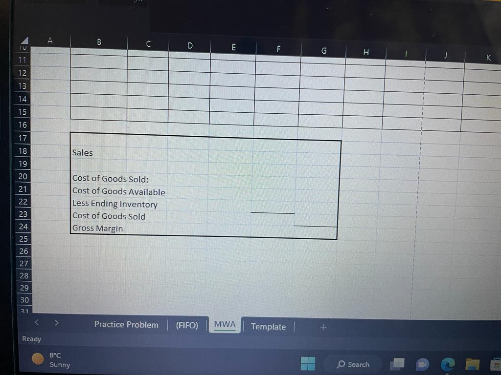 Solved Please complete the attached Spreadsheet and | Chegg.com
