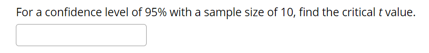 Solved For a confidence level of 95% with a sample size of | Chegg.com